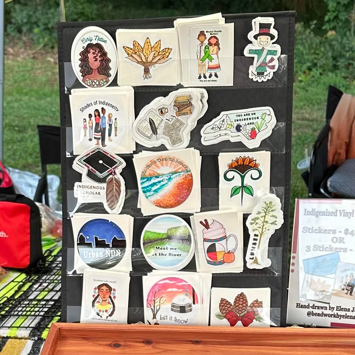 Indigenized Vinyl Stickers (Individuals) | Creative Natives - Lumbee ...